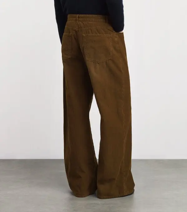 THE ROW Eglitta Stretch-cotton Jeans - Brown