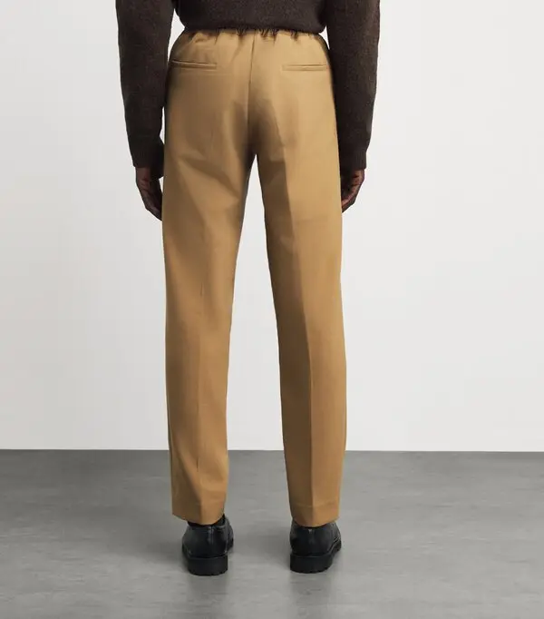 Sandro Stretch Jersey Trousers - Beige