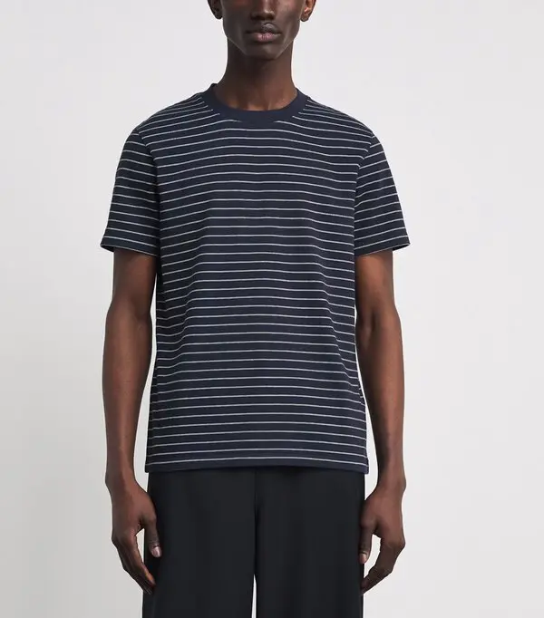 Sandro Cotton Sailor T-shirt - Blue