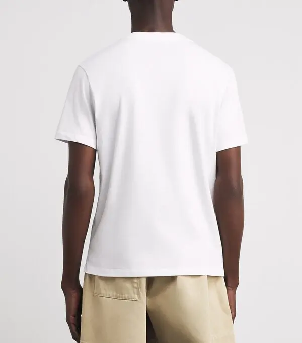 Sandro Cotton Logo T-shirt - Beige