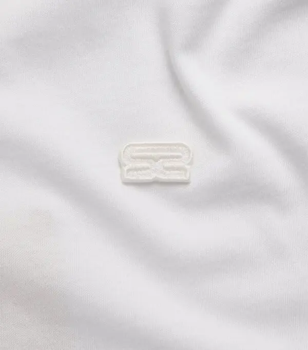 Sandro Cotton Logo T-shirt - Beige