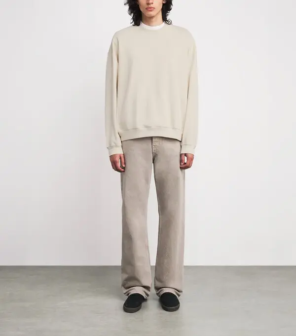 THE ROW Pacey Cotton Sweatshirt - Ivory