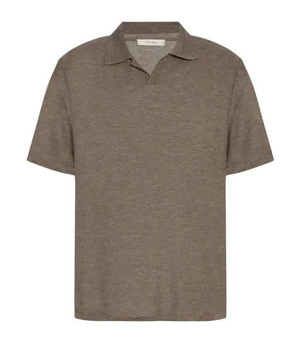 THE ROW Morand Cashmere Top - Beige