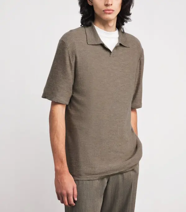 THE ROW Morand Cashmere Top - Beige