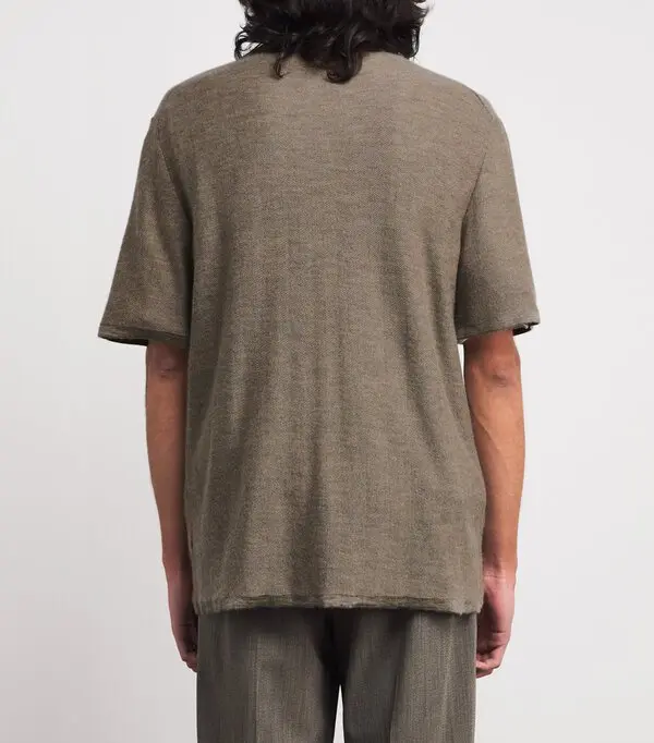 THE ROW Morand Cashmere Top - Beige