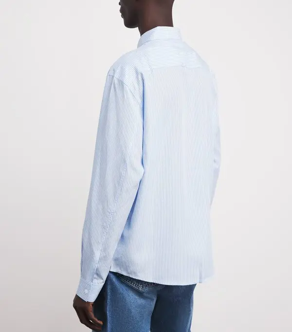 FRAME Relaxed Stripe Shirt - Blue