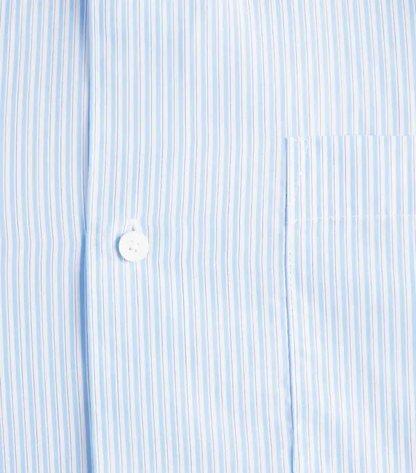 FRAME Relaxed Stripe Shirt - Blue