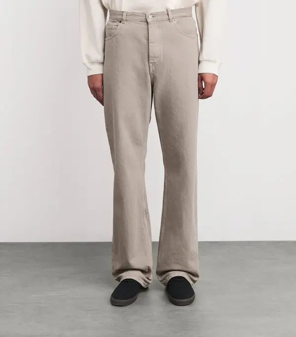 THE ROW Siouxie Straight Jeans - Grey