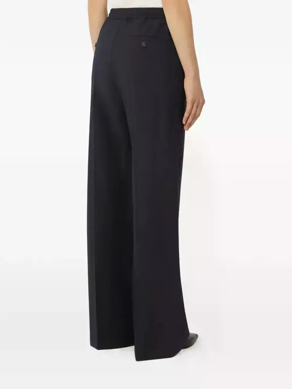 Max Mara Elasticated Wide-leg Trousers