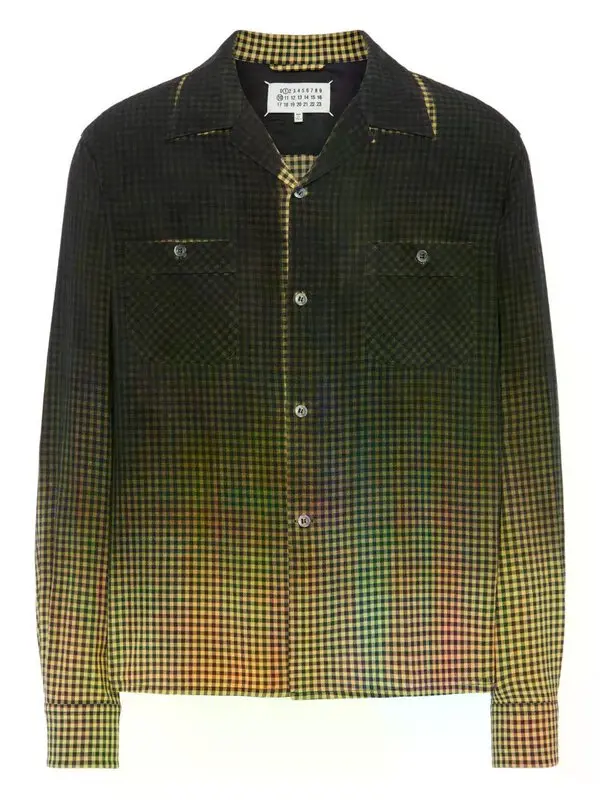 MAISON MARGIELA Gradient Check-pattern Shirt