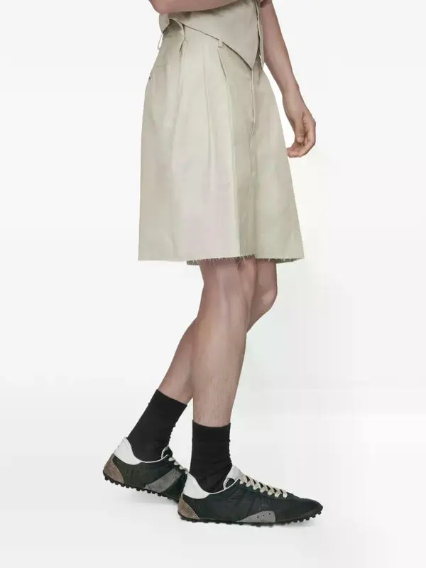 MAISON MARGIELA Pleated Wide-leg Shorts