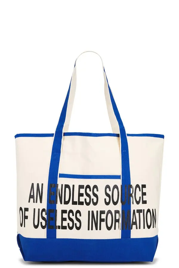 PLEASURES Zine Shopper Tote Bag - Natural