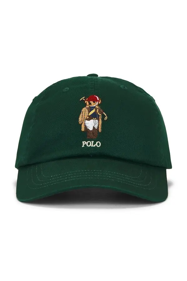 Polo Ralph Lauren Cotton Twill Novelty Bear Sport Cap - New Forest