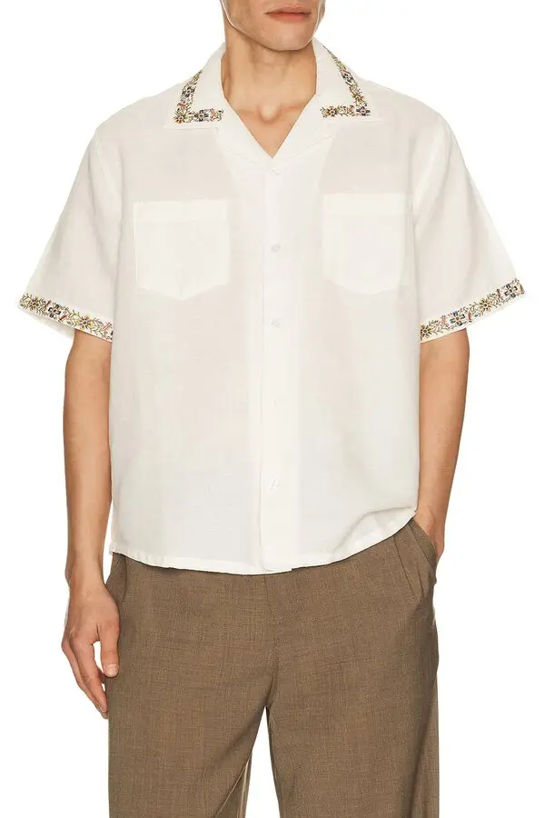 CORRIDOR Harmony Embroidered Short Sleeve Shirt