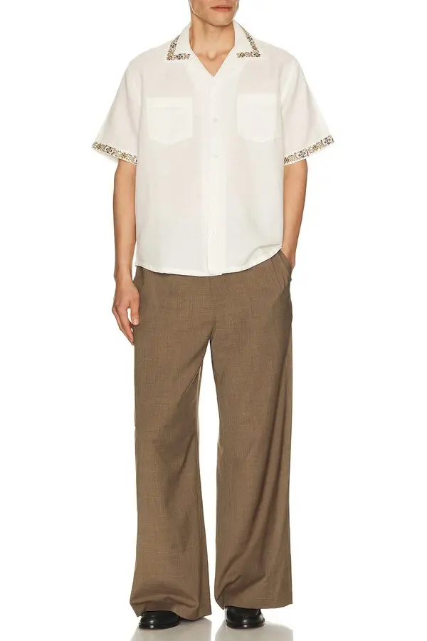 CORRIDOR Harmony Embroidered Short Sleeve Shirt