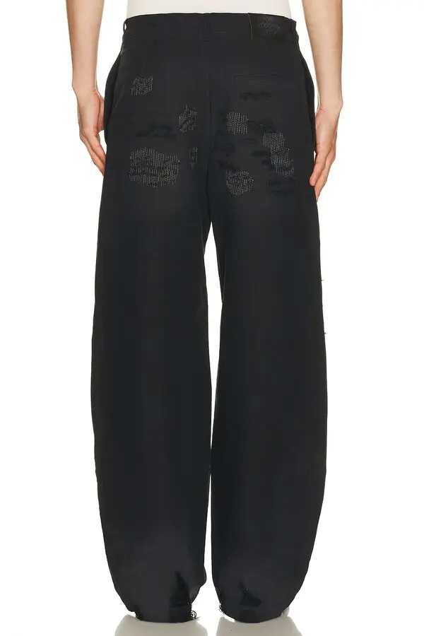 Acne Studios Plass Mending Jean - Black