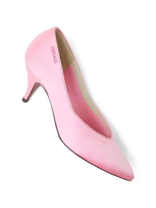 Versace Tina 65mm Satin Pumps - Pink
