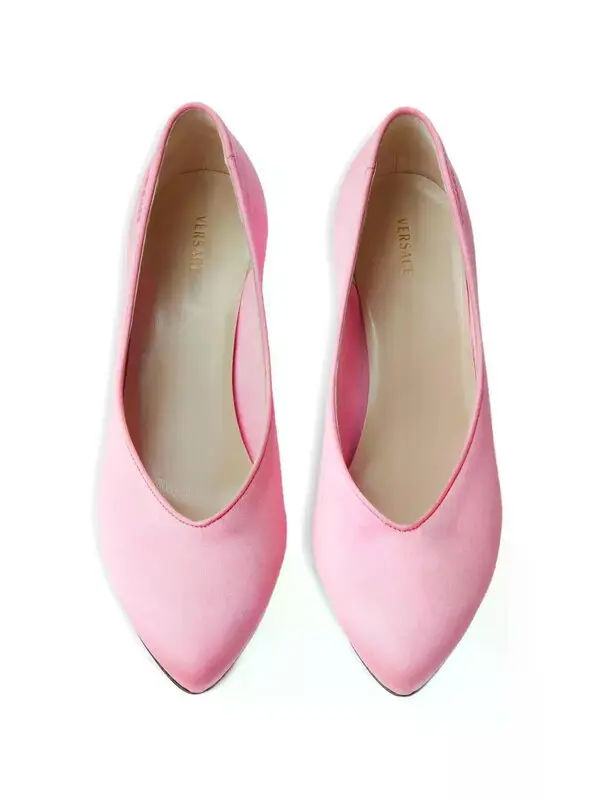 Versace Tina 65mm Satin Pumps - Pink