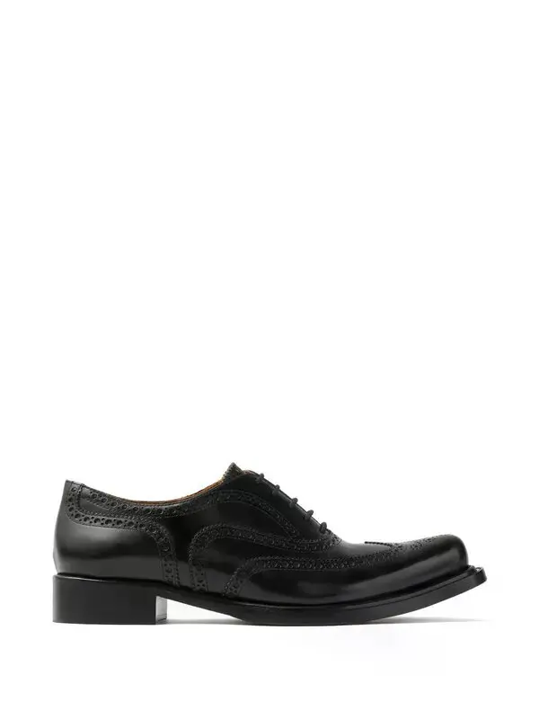 Versace Maverick Leather Derby Shoes