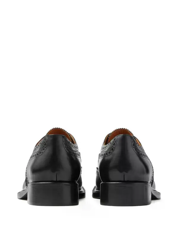 Versace Maverick Leather Derby Shoes