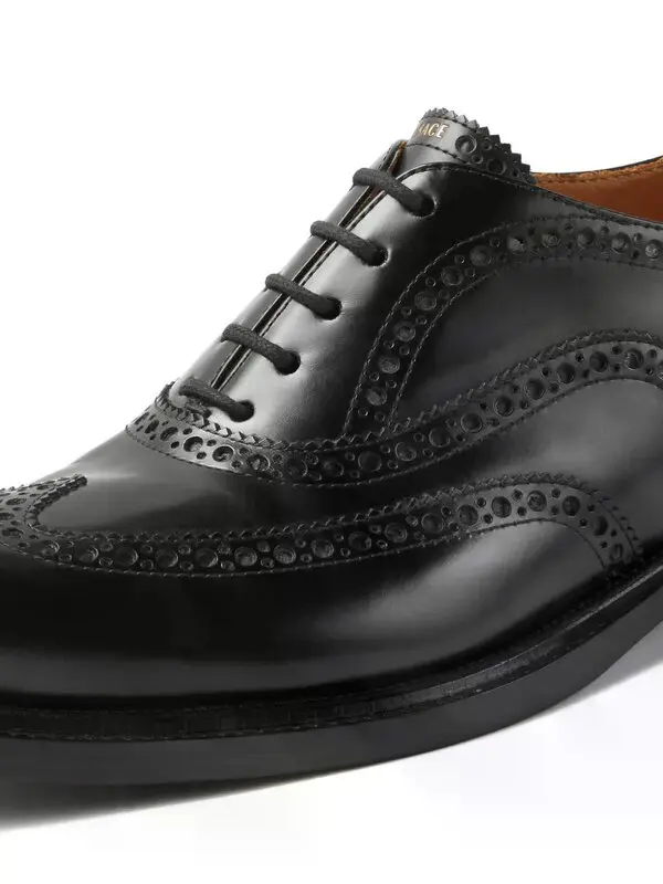 Versace Maverick Leather Derby Shoes