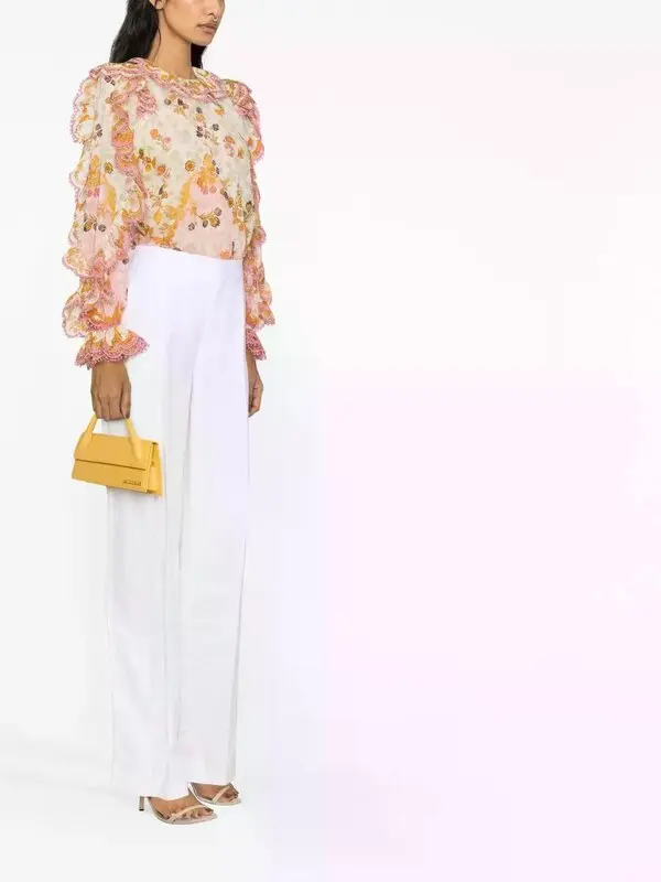 Chloé Wide-leg Linen Trousers