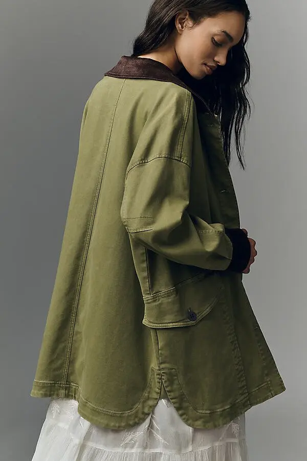 PILCRO Oversized Barn Coat Jacket