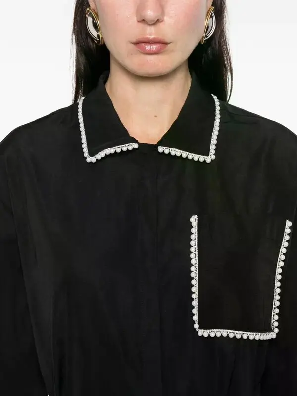 Maje Braid-trim Shirt