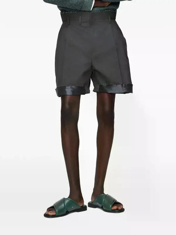 MAISON MARGIELA Cotton Silk Blend Shorts