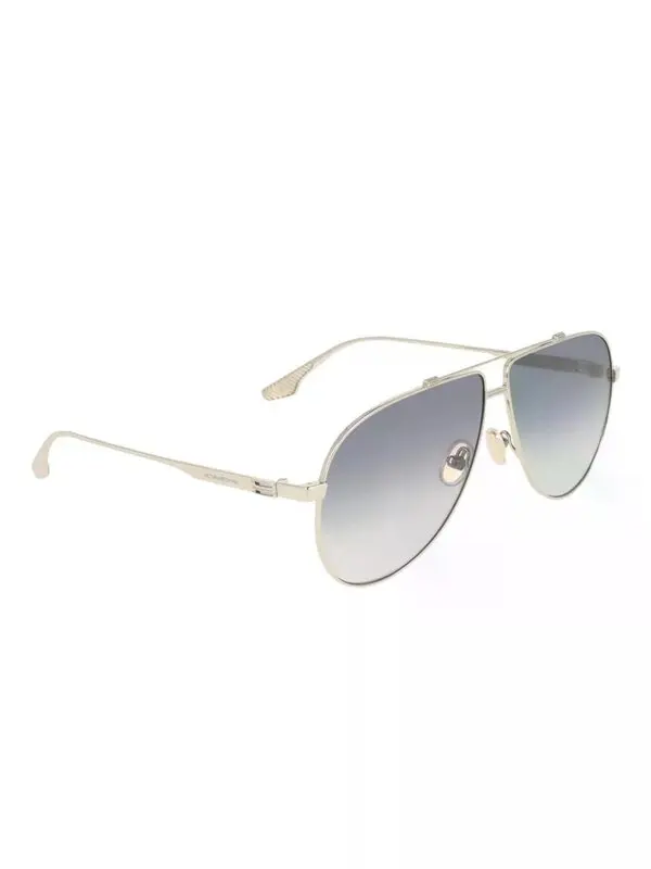 Victoria Beckham Pilot-frame Sunglasses - Grey