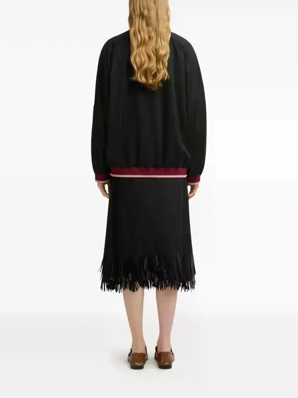 Marni Sequin Flower Bomber Jacket