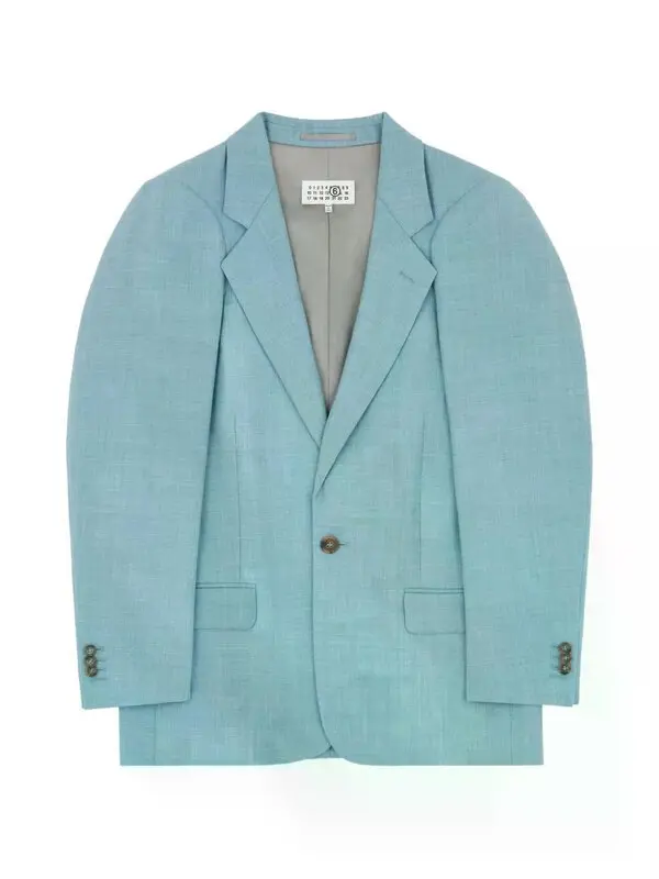 MAISON MARGIELA Long-sleeve Blazer - Blue