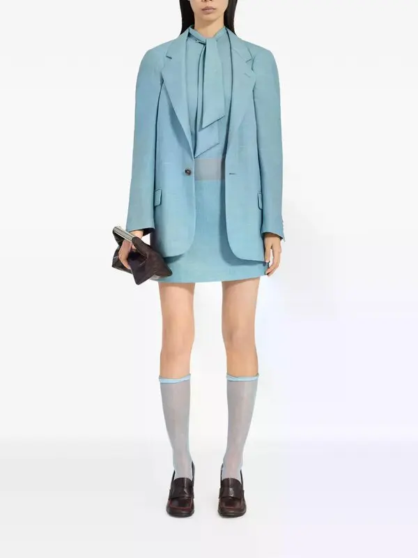 MAISON MARGIELA Long-sleeve Blazer - Blue