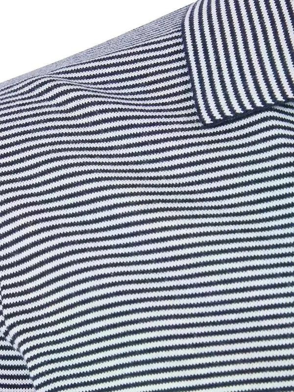 GRAN SASSO Striped T-shirt - Black
