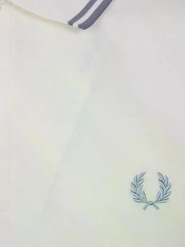 Fred Perry Logo-embroidered Polo Shirt - Neutrals