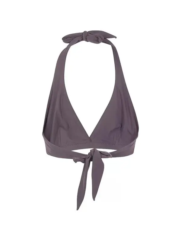 Brunello Cucinelli Embellished Halterneck Bikini Top