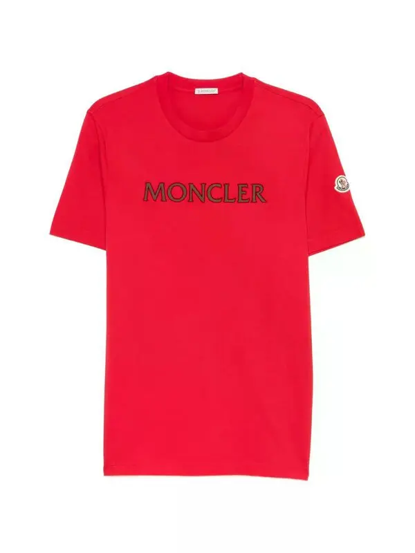 Moncler Logo-detail T-shirt - Red