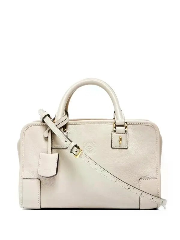 Loewe Amazona Leather Tote Bag - Neutrals