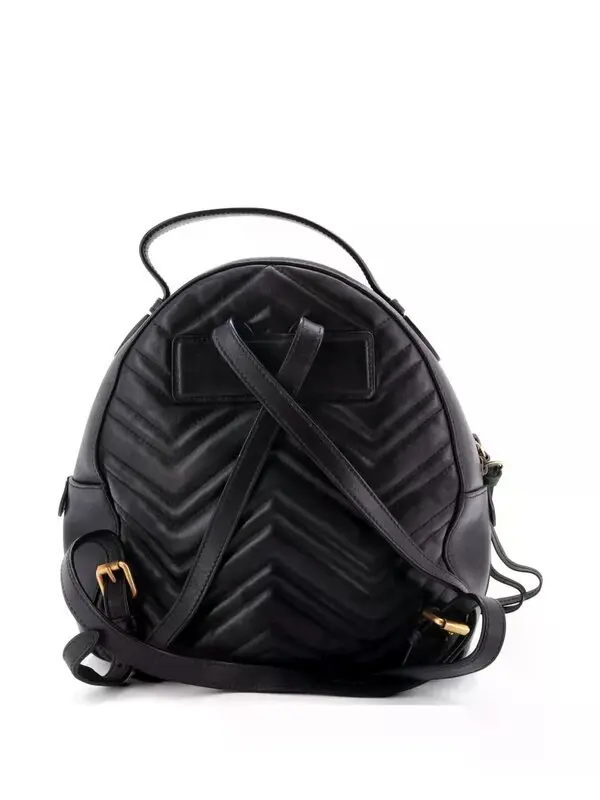 Gucci Gg Marmont Matelasse Leather Small Backpack
