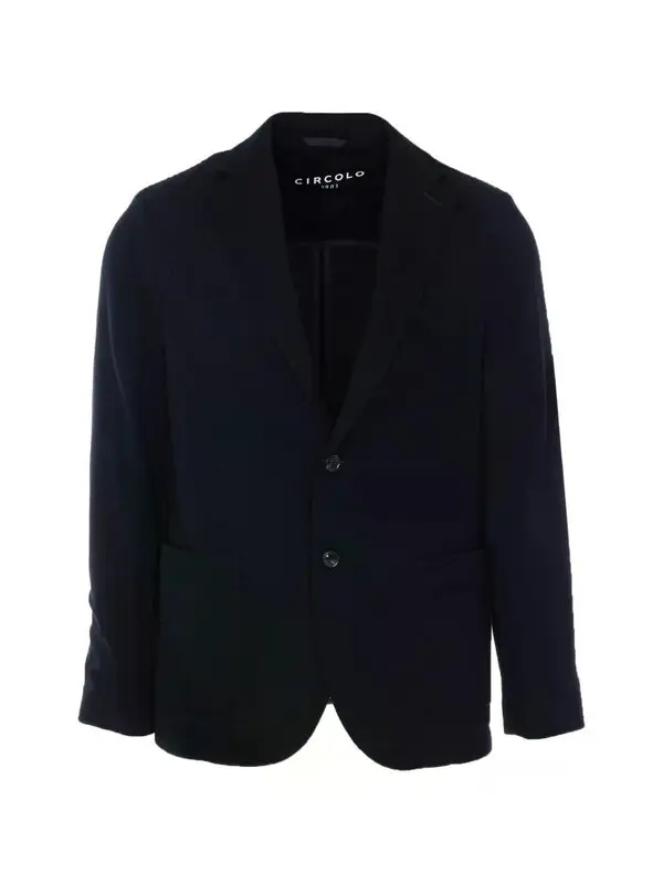 CIRCOLO 1901 Single Breasted Pockets Jacket - Black