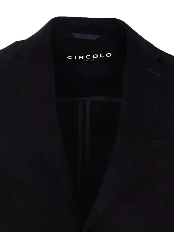 CIRCOLO 1901 Single Breasted Pockets Jacket - Black