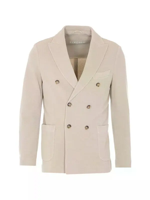 CIRCOLO 1901 Button Jacket - Neutrals