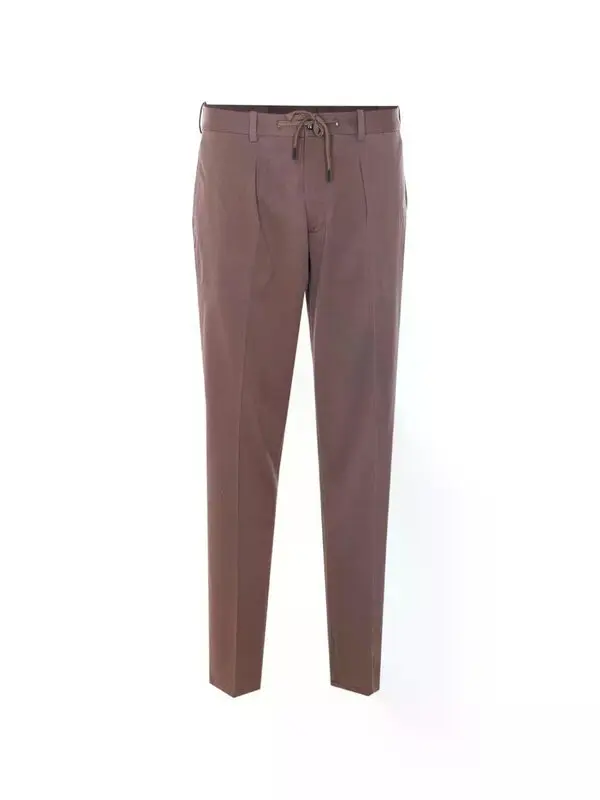 CIRCOLO 1901 Drawstring Waist Trousers - Brown