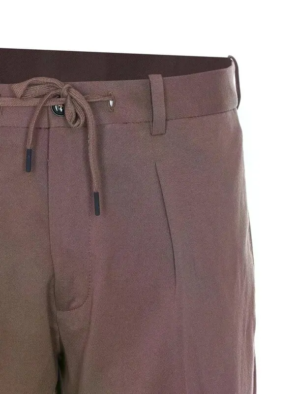 CIRCOLO 1901 Drawstring Waist Trousers - Brown