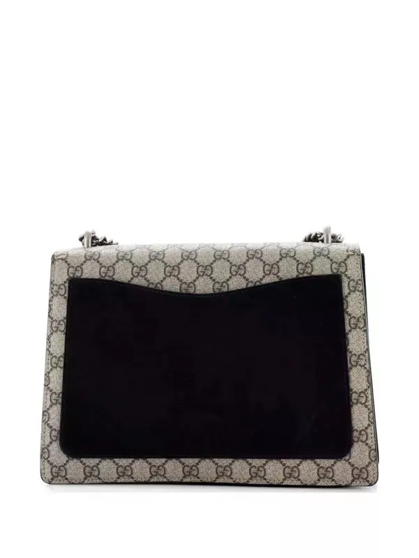 Gucci Dionysus Gg Coated Canvas Medium Shoulder Bag - Black