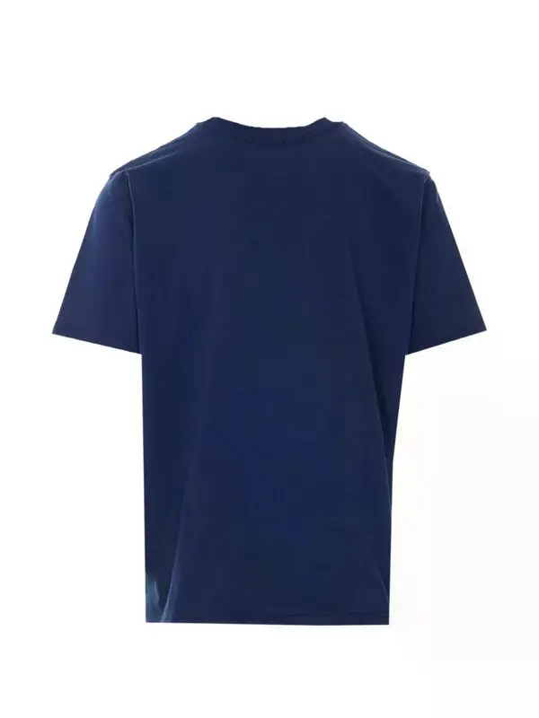 FAMILY FIRST Embroidered Logo Crewneck T-shirt
