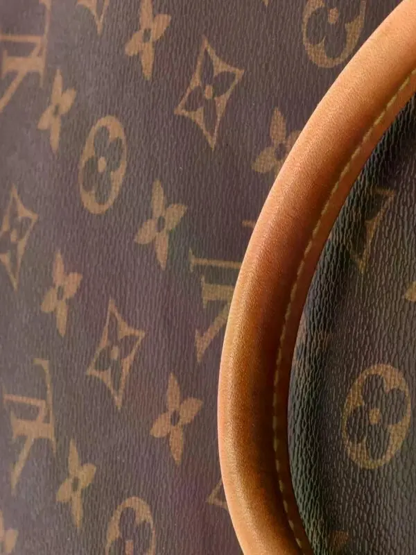 LOUIS VUITTON Marignan Handbag Monogram Canvas With Leather Shoulder Strap - Brown