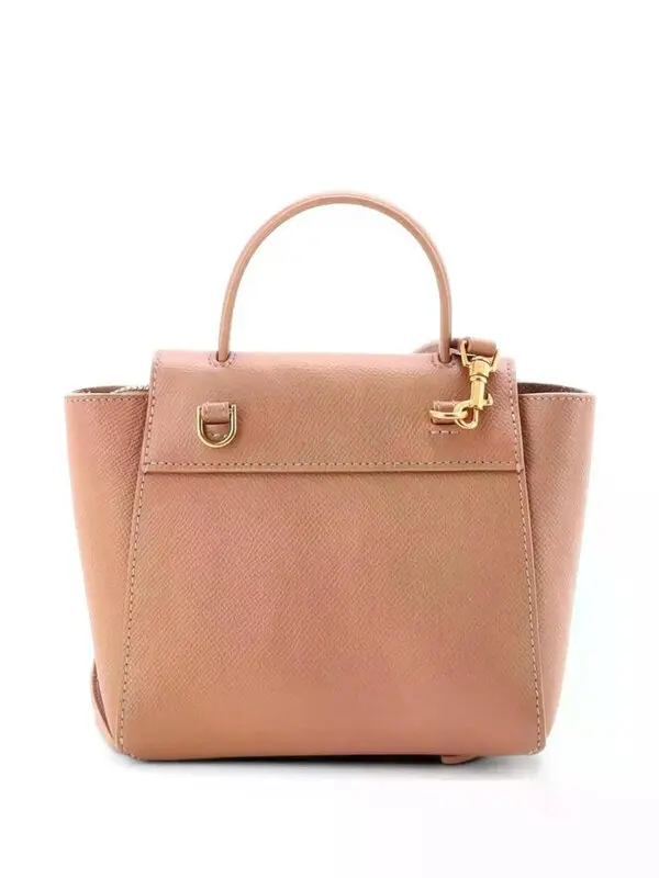 Celine Belt Bag Textured Leather Pico Shoulder Bag - Neutrals