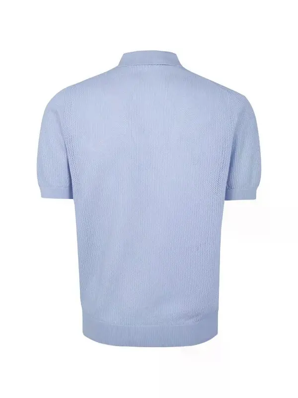 Tagliatore Knitted Shirt - Blue