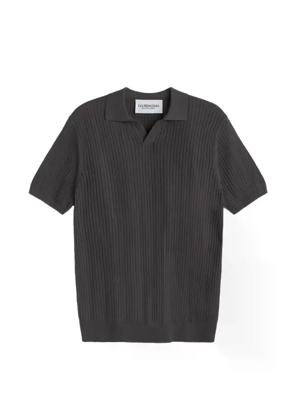LES HÉRITIERS Ribbed T-shirt